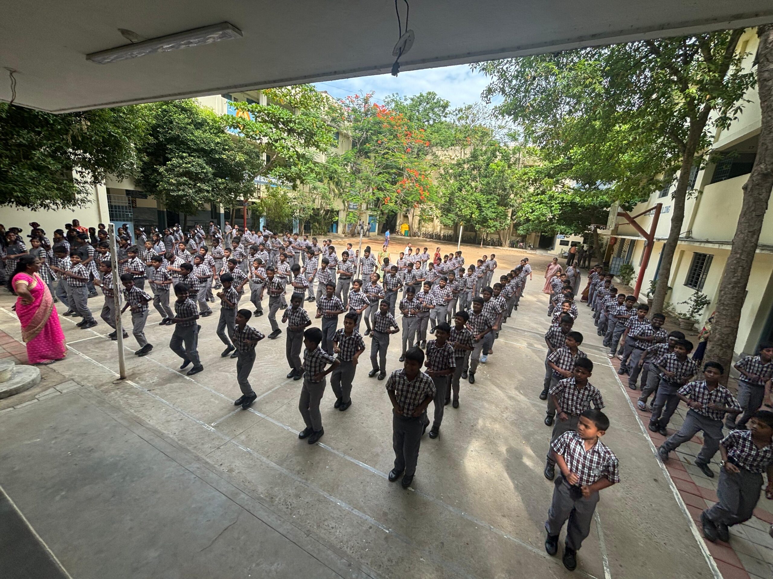 Mass Drill at School Campus – SAOHSS